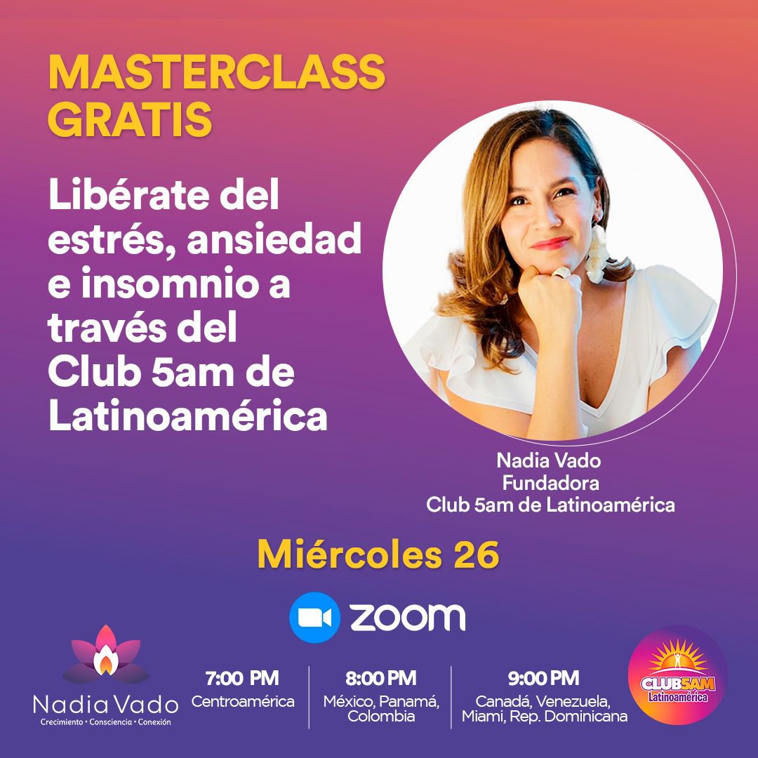 Masterclass Gratis - Nadia Vado